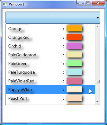 ComboBox Color ala WPF